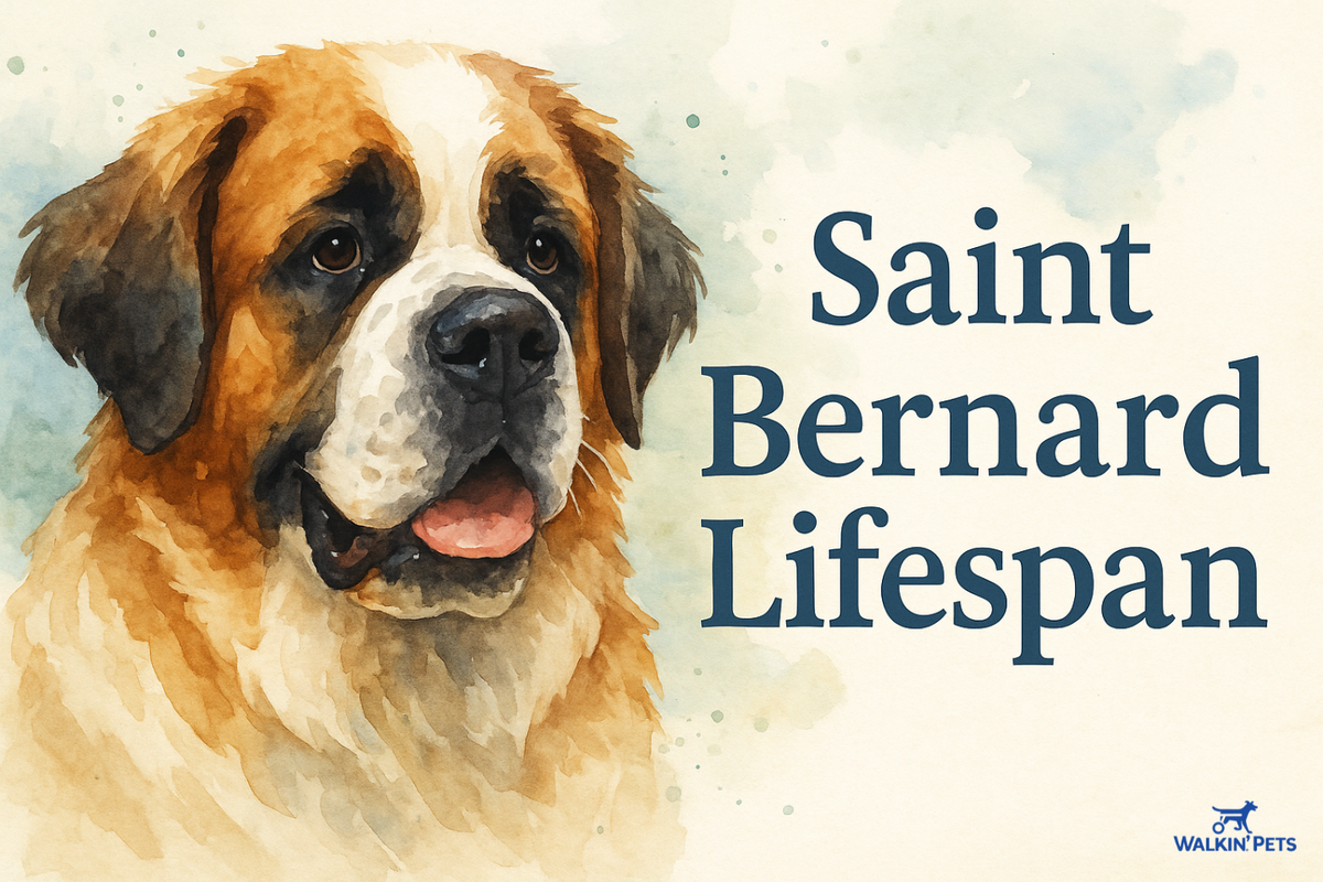 St Bernard Lifespan: How Long Do Saint Bernards Live? – Walkin' Pets
